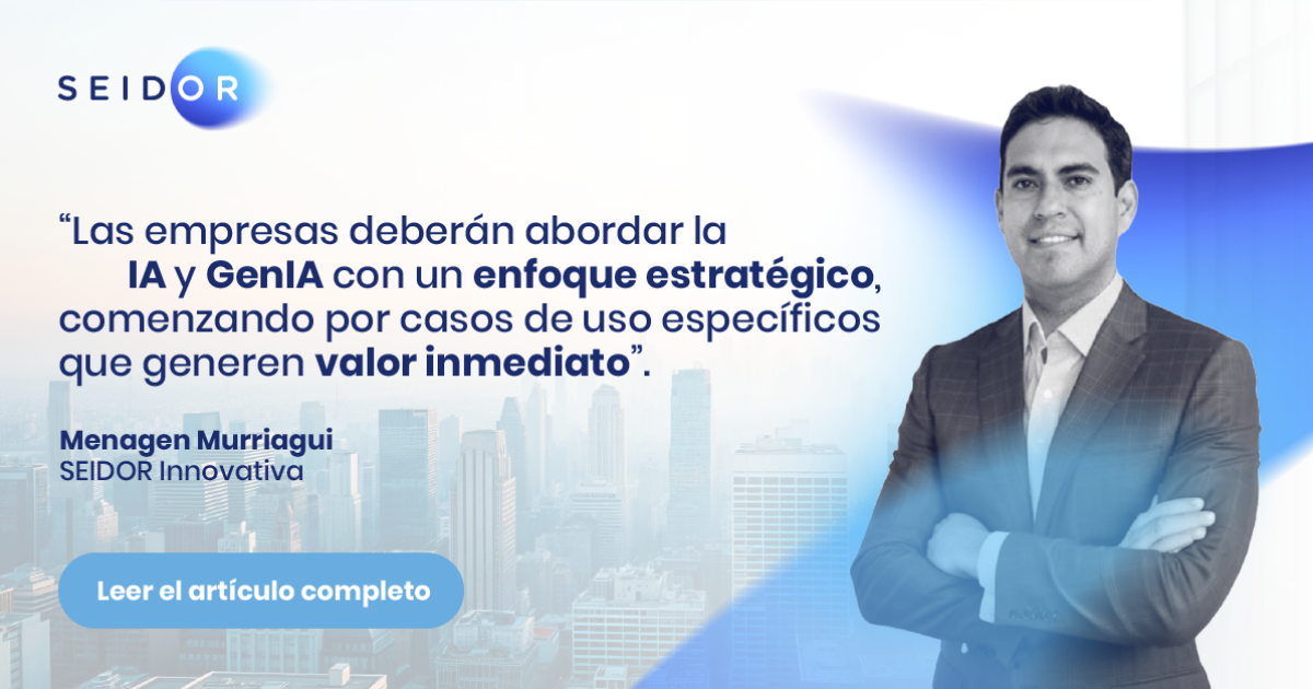 CEO de Seidor Innovativa participa en el Informe anual "Las ...